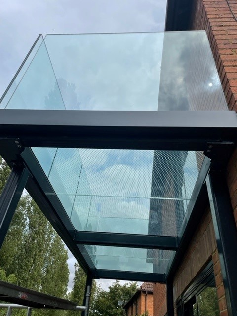 Stainless Steel Frame Balcony with Glass Floor - Betterview Balconies ...